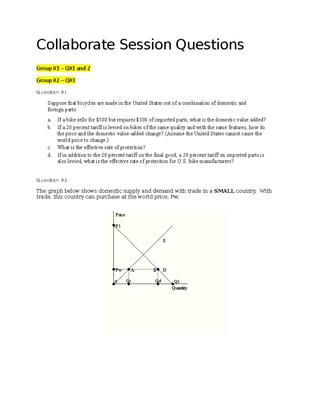 Zoom breakout questions meeting 2 - Collaborate Session Questions Group ...