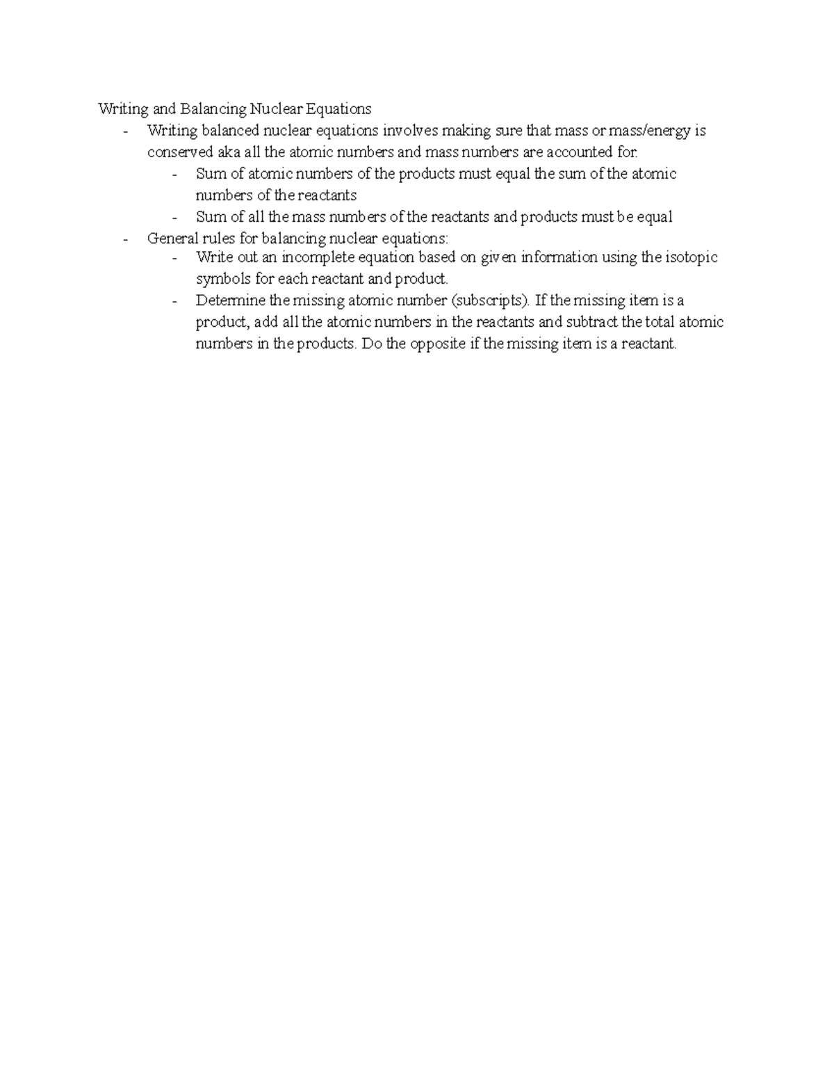 Nuclear Equations Notes Writing And Balancing Nuclear Equations nuclear-equations-notes-writing-and-balancing-nuclear-equations