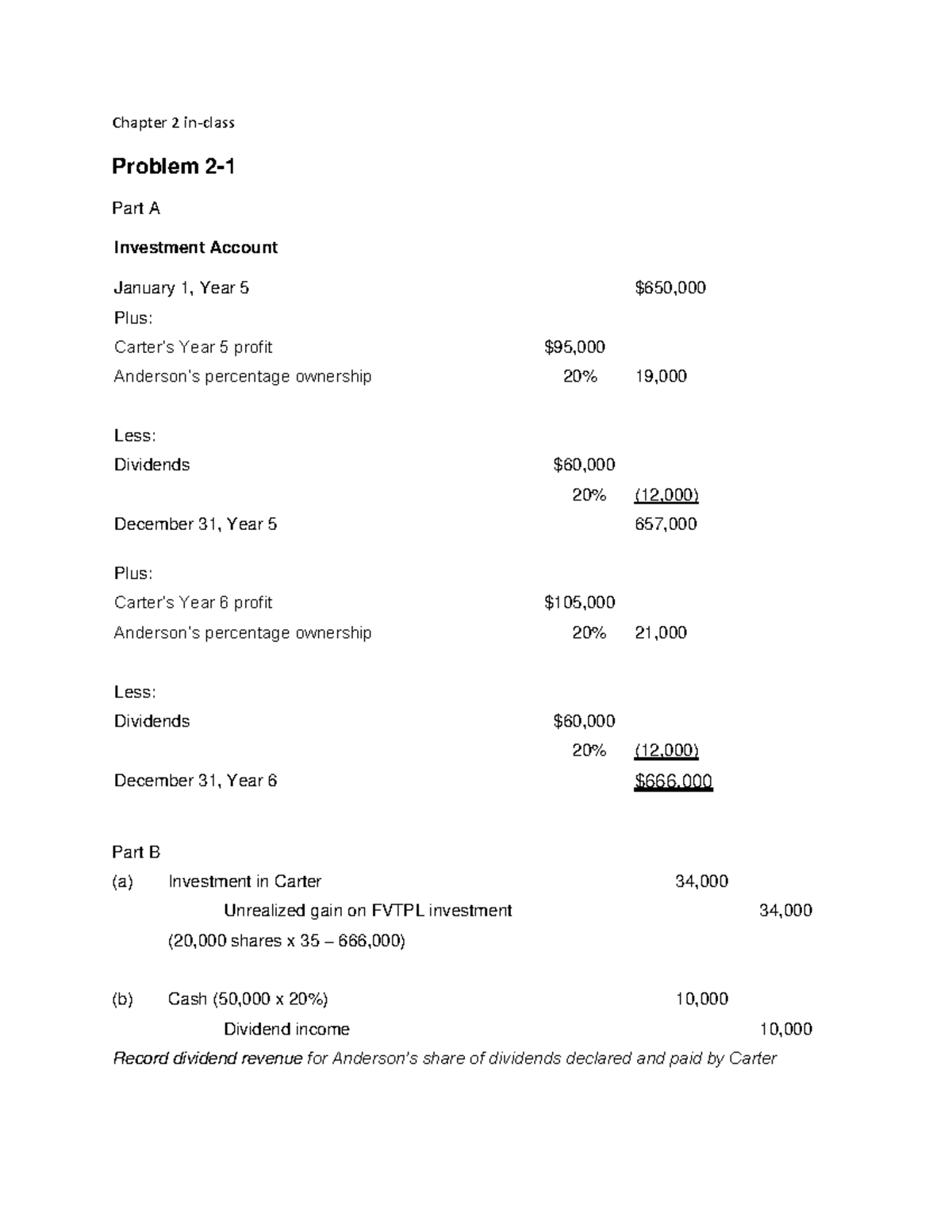 Chapter 2 - Modern Advanced Financial Accounting textbook - Chapter 2 ...