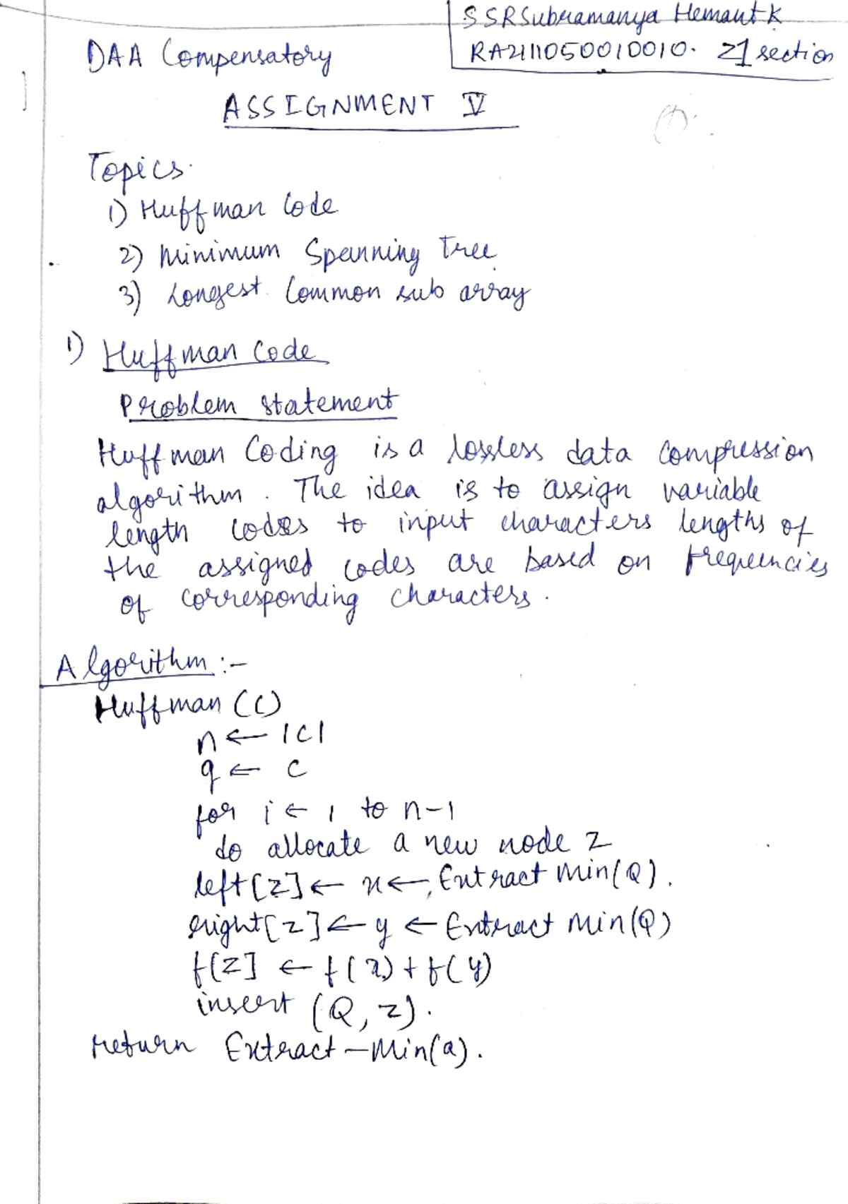 Daa cc 5 - DAA topics - DAA Cerpersatey Topis ) imiwm Spannny 3) ASS LG NMeNT I D Hut mn Cade ...