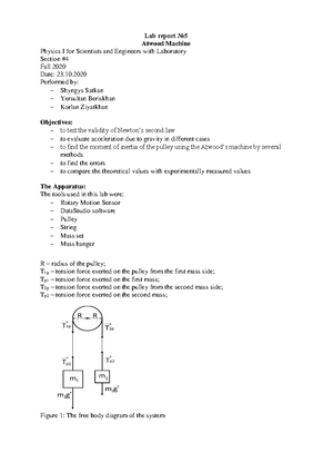 Laboratory experiment 2 manual - PHYS 161 Lab 2: Basic Kinematics ...