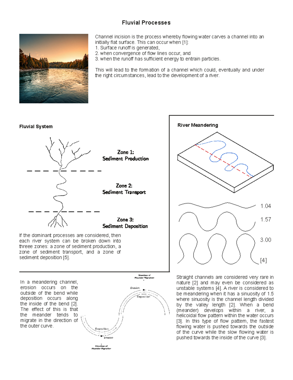 24-fluvial-processes - Fluvial Processes Channel incision is the ...