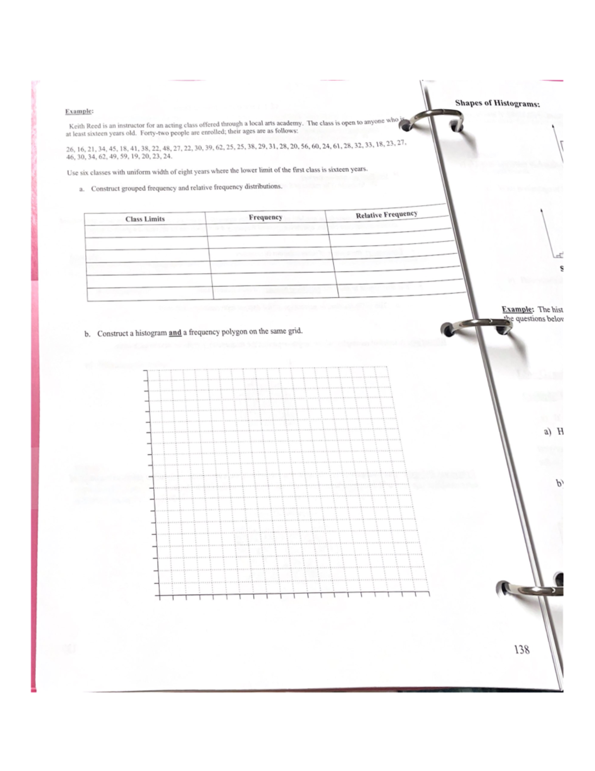Measures of Position - Shapes of Histograms: Example: Keith Reed is an ...