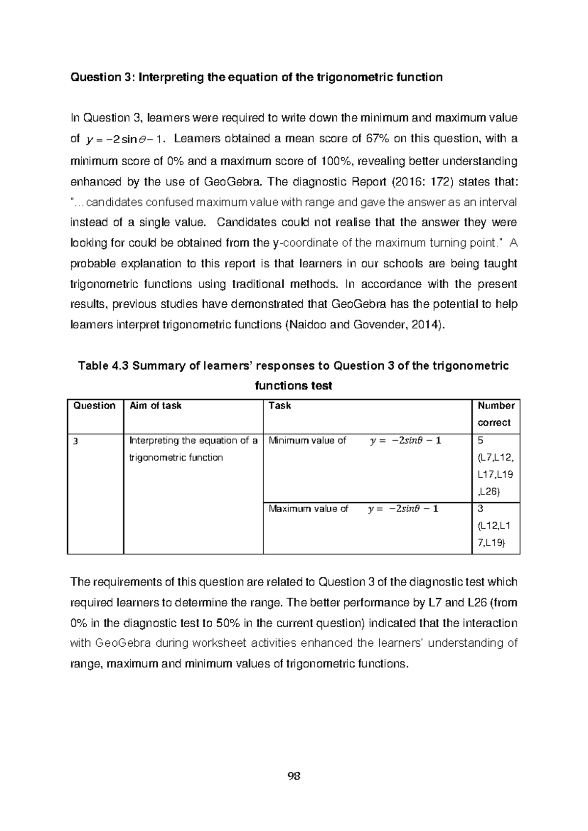 Functions trigonometry-13 - Question 3: Interpreting the equation of ...