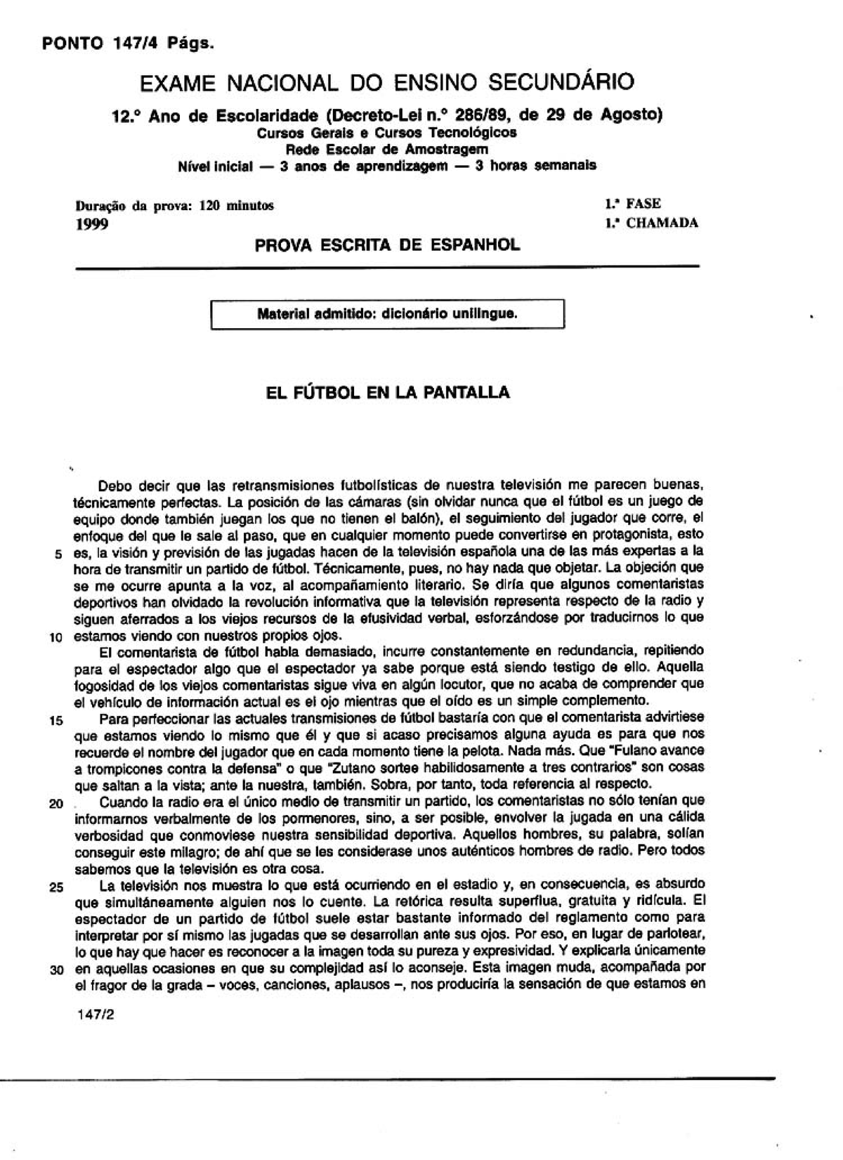 Espanhol 147 pef1c1 99 - Spanish - MECH 234 - Studocu