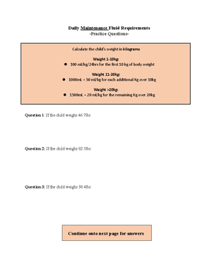Answers Drug Calc Practice Test SP2020 - Drug Calculation Practice ...