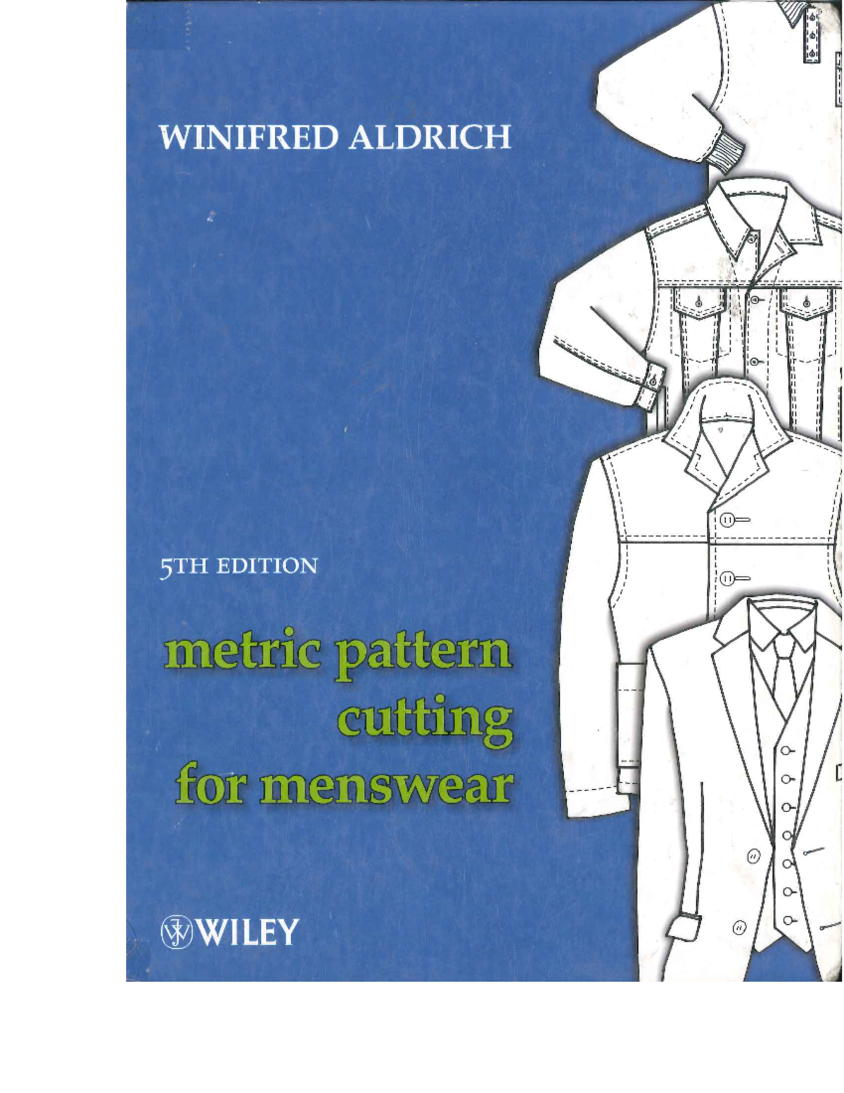Metric patern cutting for menswear - Winifred Aldrich 5ta edicion copy ...