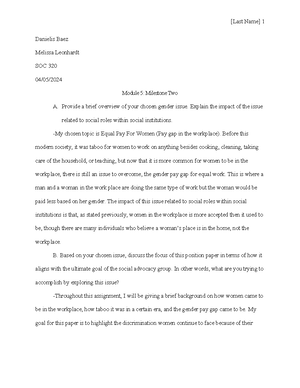 SOC 320 4-1 Worksheet Two Taking a Stand - SOC 320 Worksheet Two ...