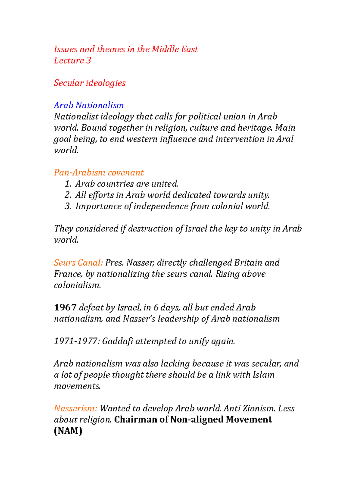 Advanced Game Development - Lecture notes - Lecture 3 - Issues and ...