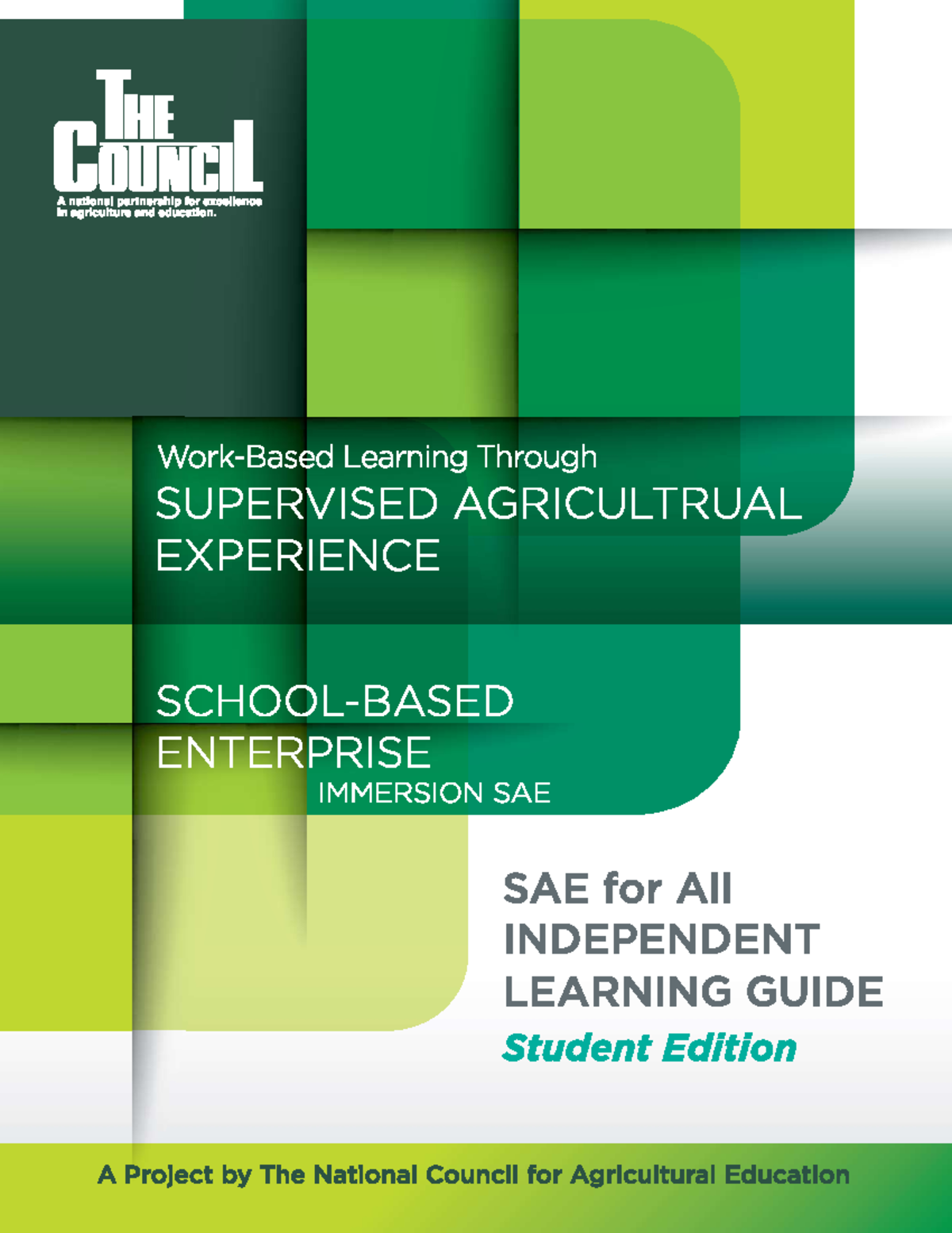 School Based Enterprise - STUDENT EDITION - SAE FOR ALL IMMERSION SAE ...