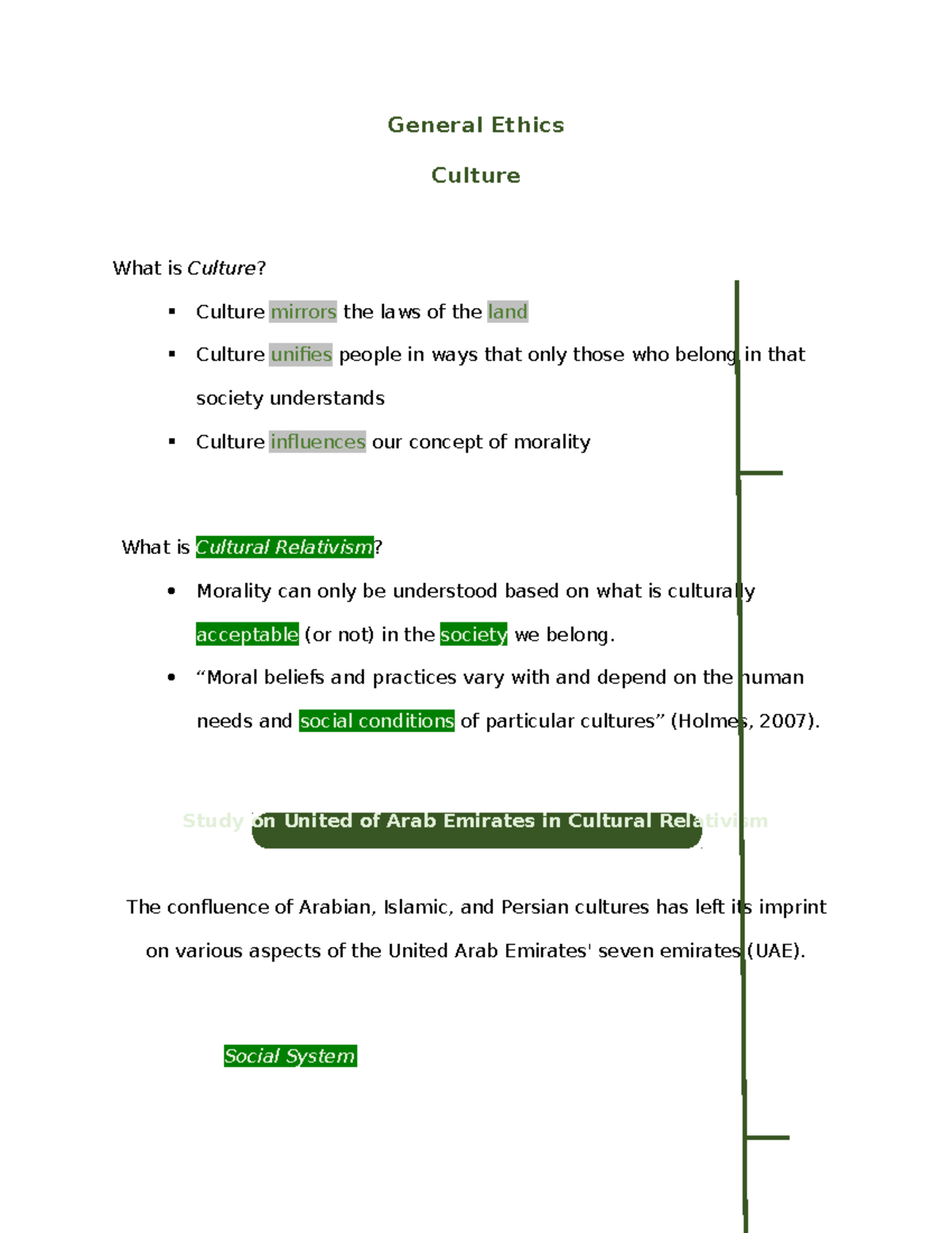 General Ethics Module 2 - Studocu