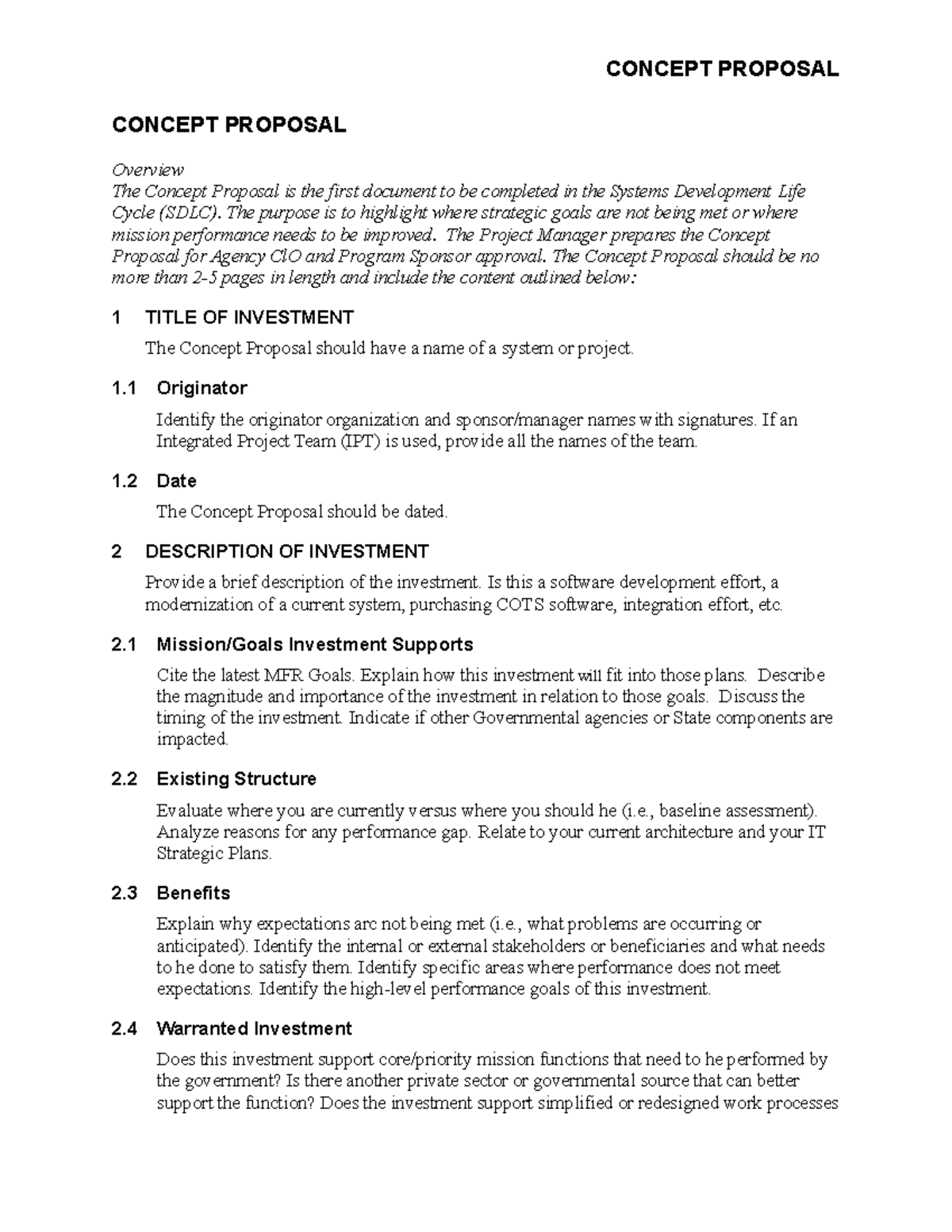 Concept proposal document 2021 - CONCEPT PROPOSAL CONCEPT PROPOSAL ...