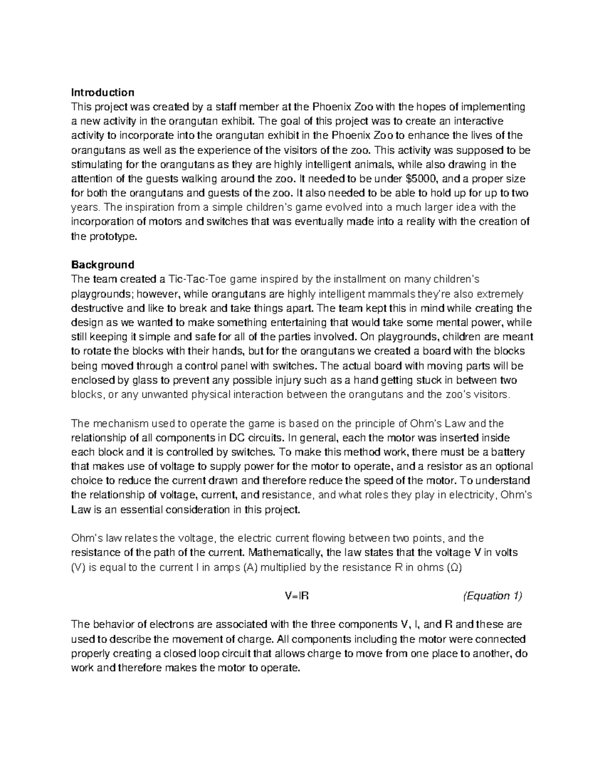 Tic Tac Toe - Study Help - Introduction This project was created by a ...