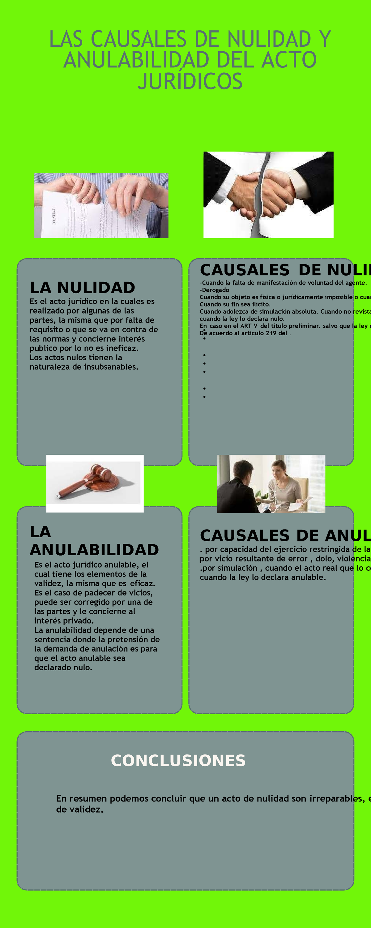 Causales-de-nulidad-y-anulabilidad (1) - LA NULIDAD Es el acto jurídico en la cuales es ...