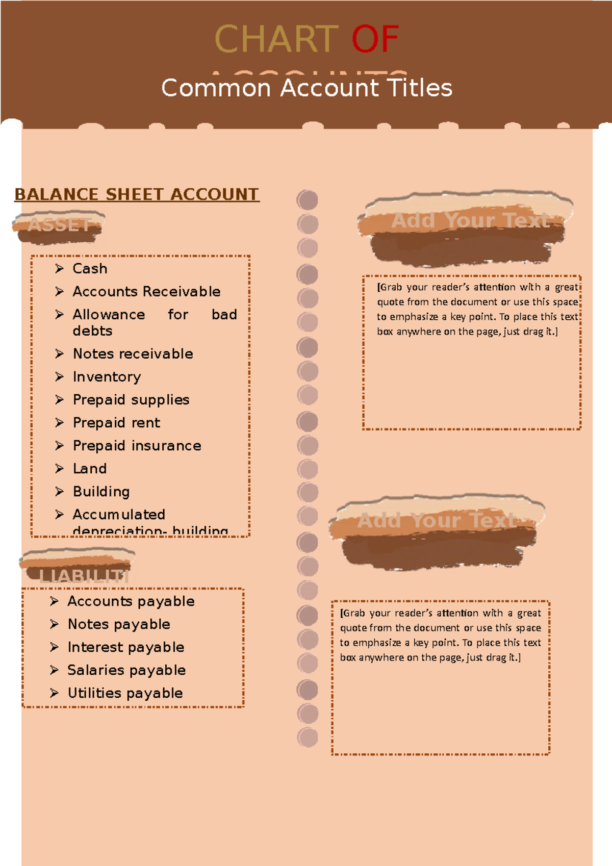 Butterfly Template - Endah Lista - Copy - CHART OF ACCOUNTS Accounts ...