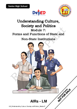 Non-State Institutions in our society - Non – State Organizations As ...