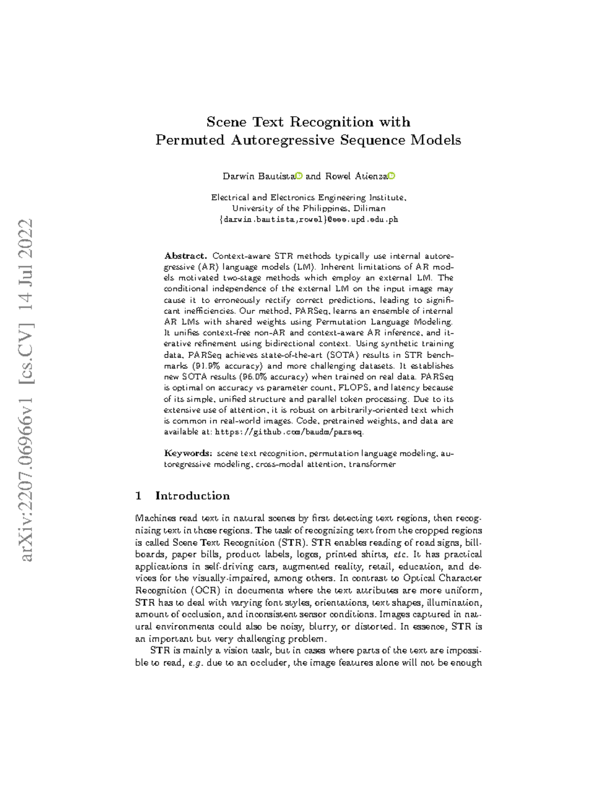 2207 - paper - Scene Text Recognition with Permuted Autoregressive Sequence Models Darwin ...