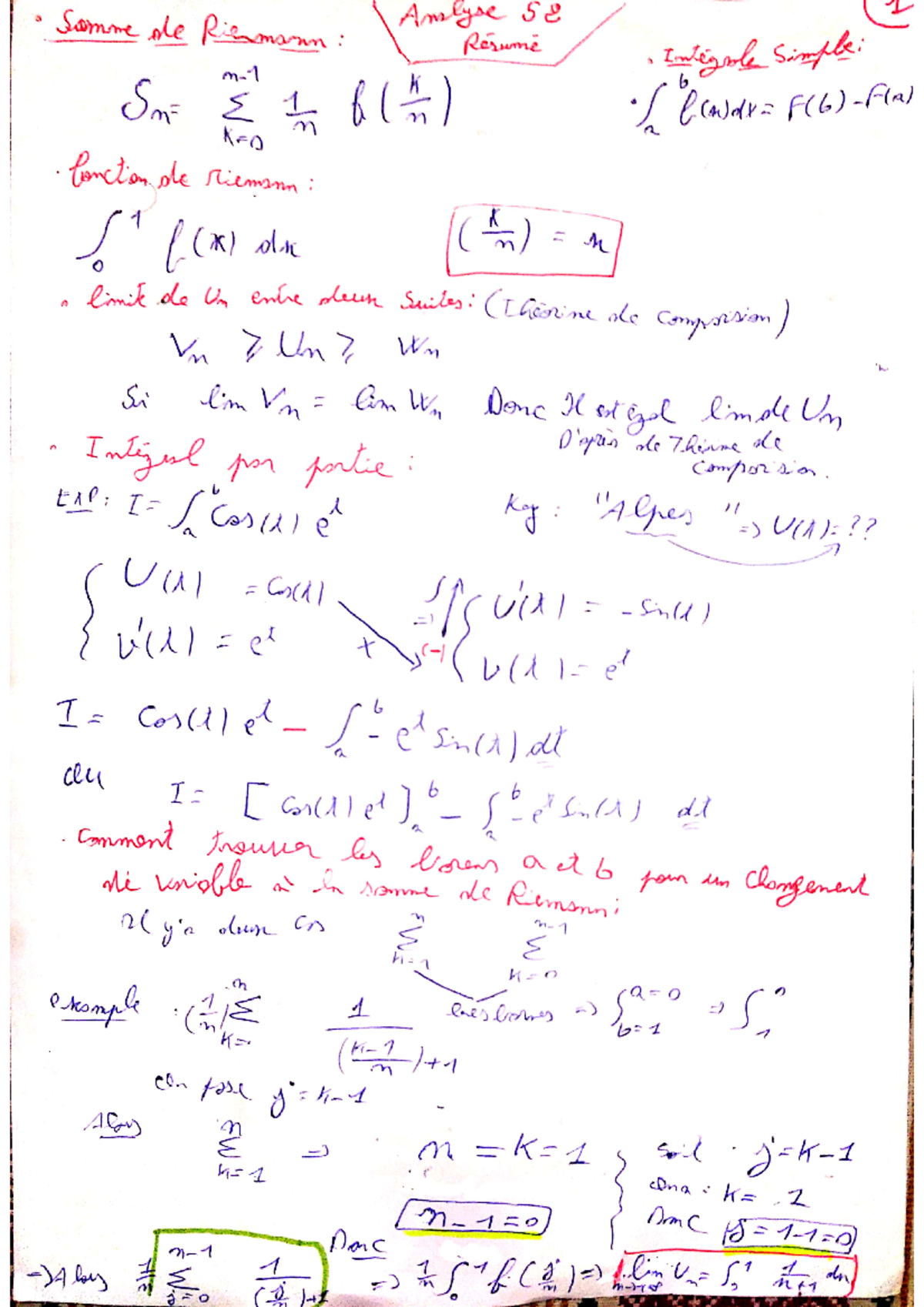 Analyse Résumé (1 et 2) - Studocu