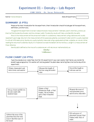 Exp4-Lab Report-Lab4-Precent Water in a Hydrated Salt-2 - Experiment 04 – Percent Water in a ...