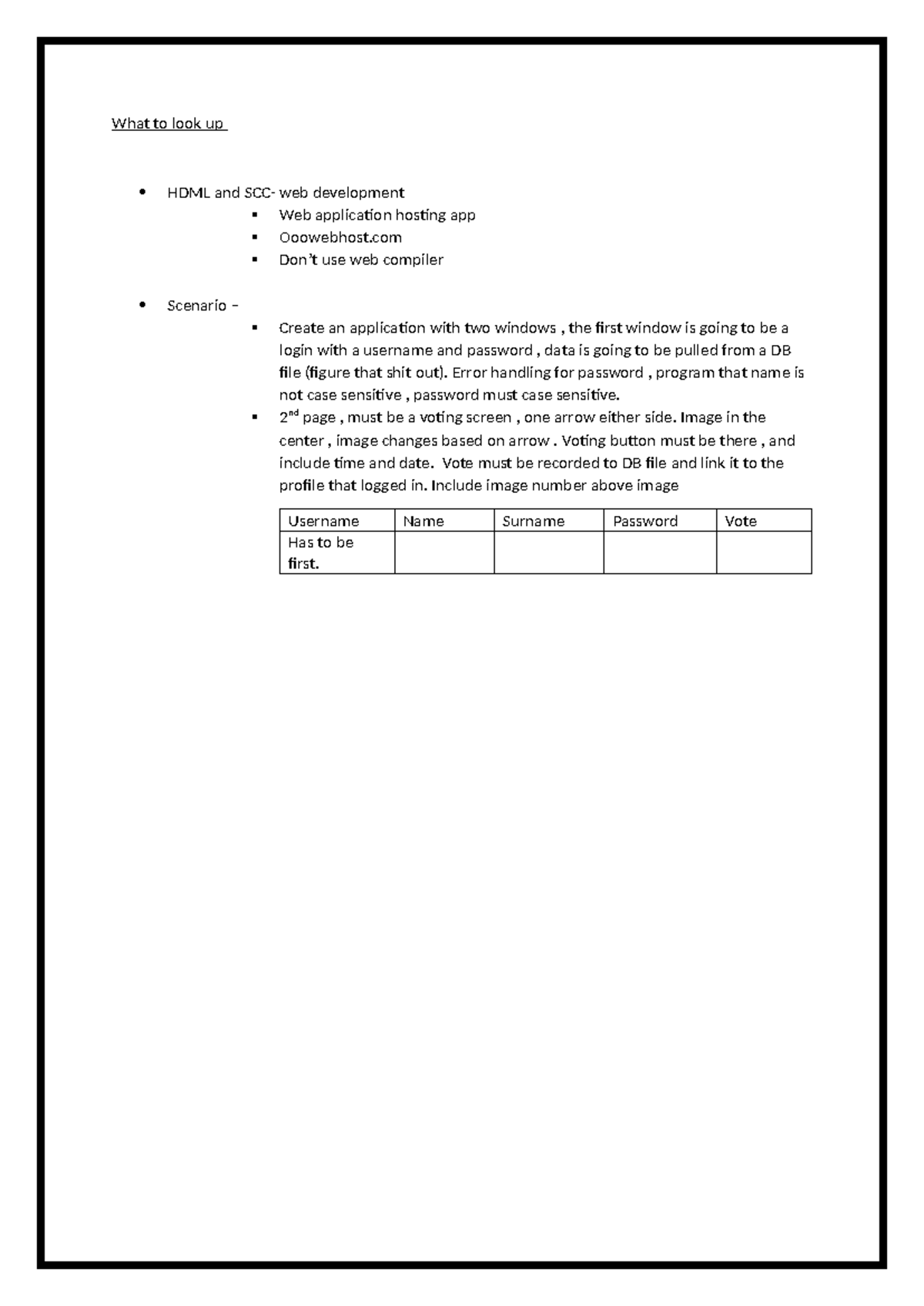 What to look up - summary - What to look up HDML and SCC- web ...