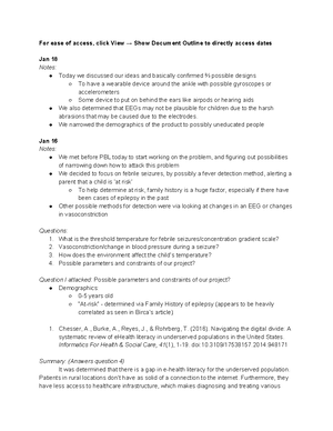 2250 progress report guidelines - BMED 2250 Problems in Biomedical ...