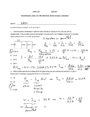 Practice Quiz #5 solutions - PHY 201 - Studocu
