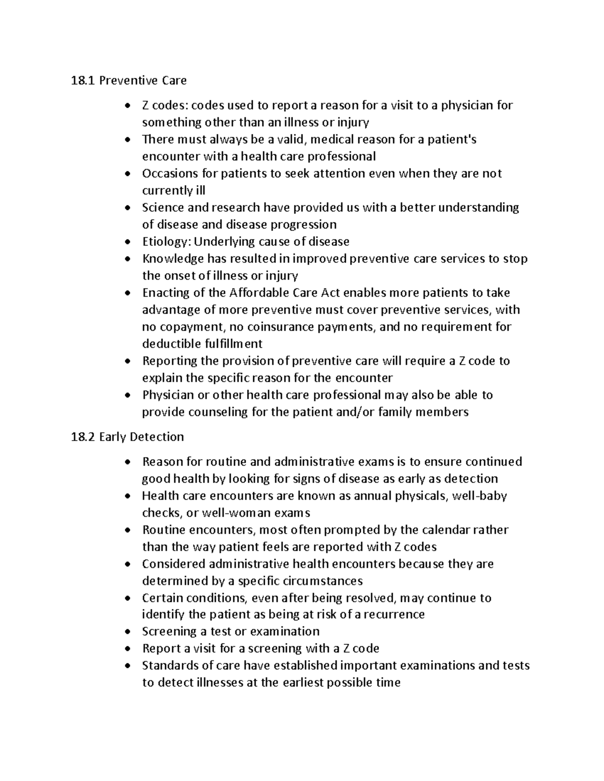 Medical Coding: Chapter 18 Factors Influencing Health Status - 18 ...