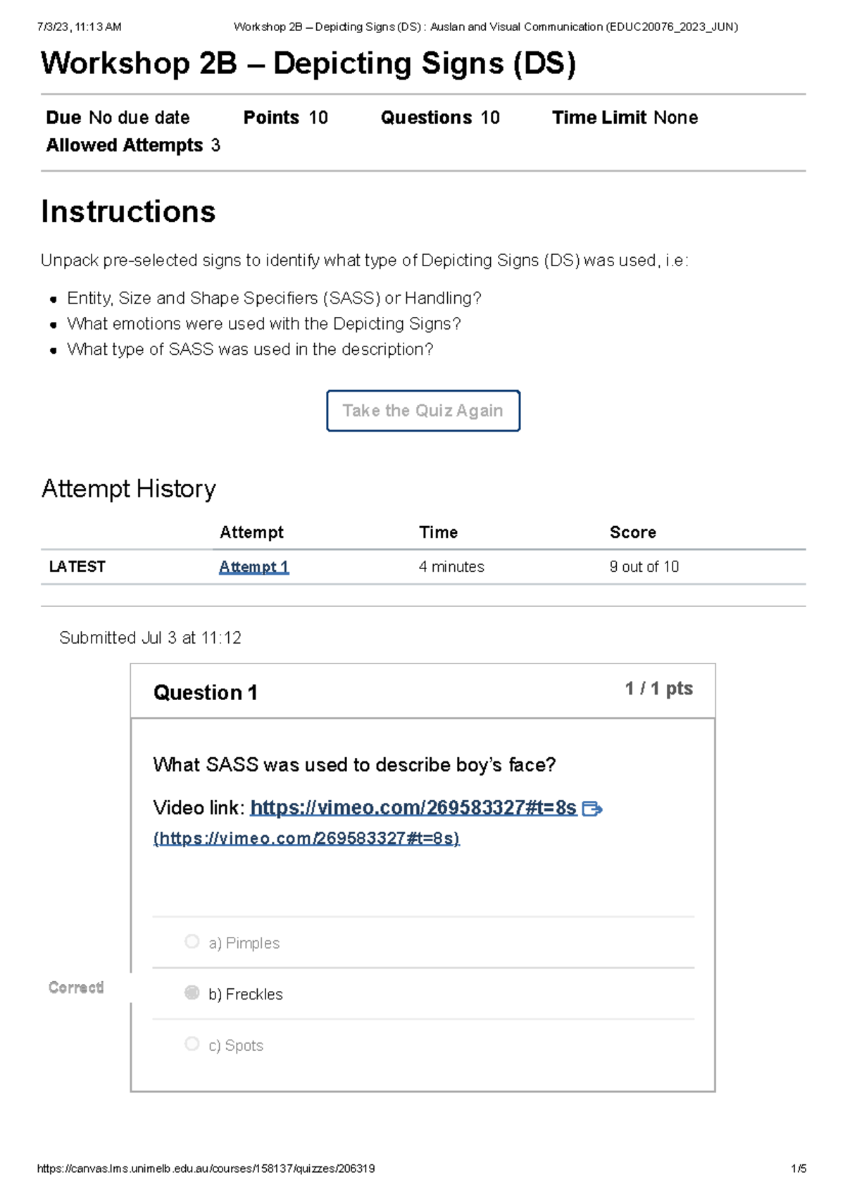 Workshop 2B – Depicting Signs (DS) Auslan and Visual Communication ...