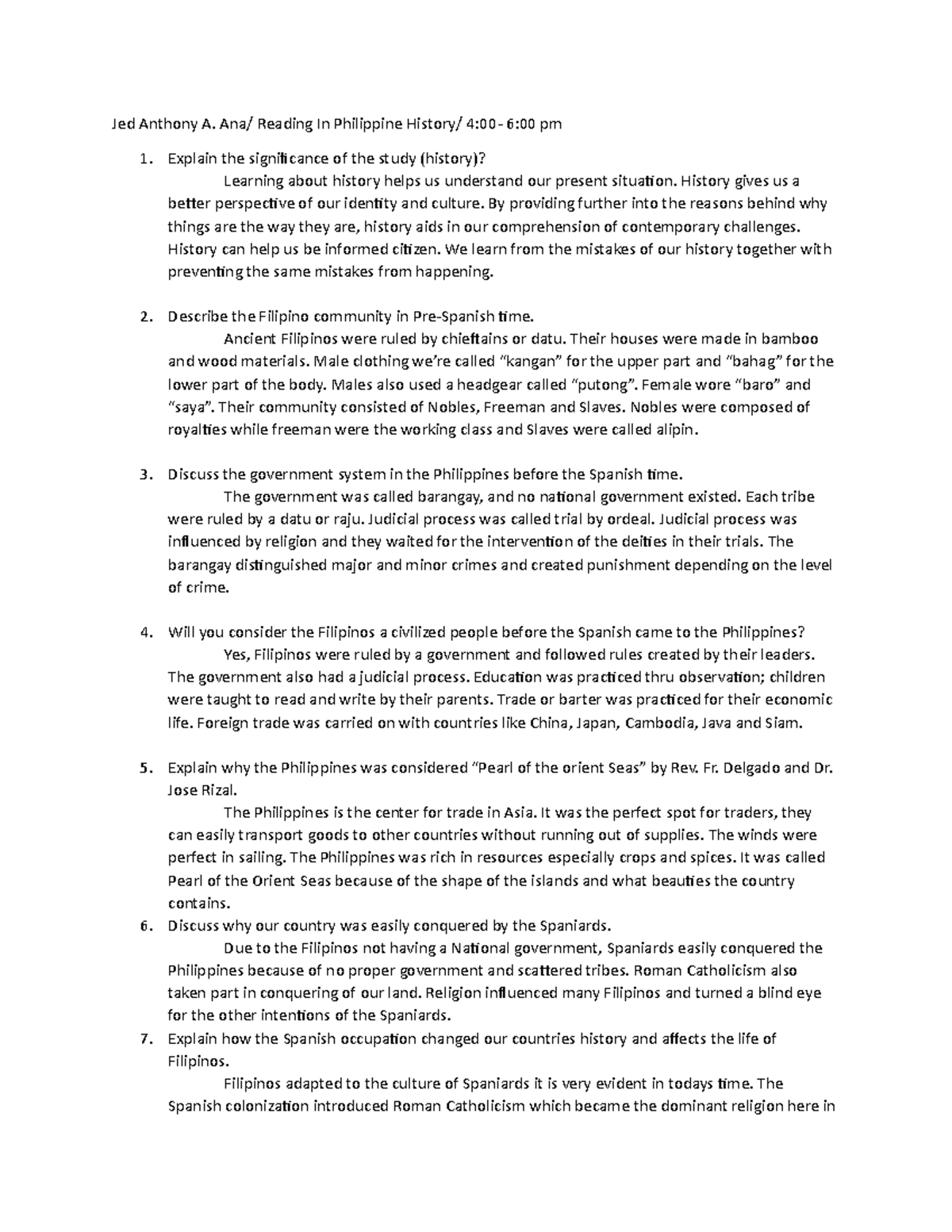 Assignment socsci - mscjksczc - Jed Anthony A. Ana/ Reading In ...