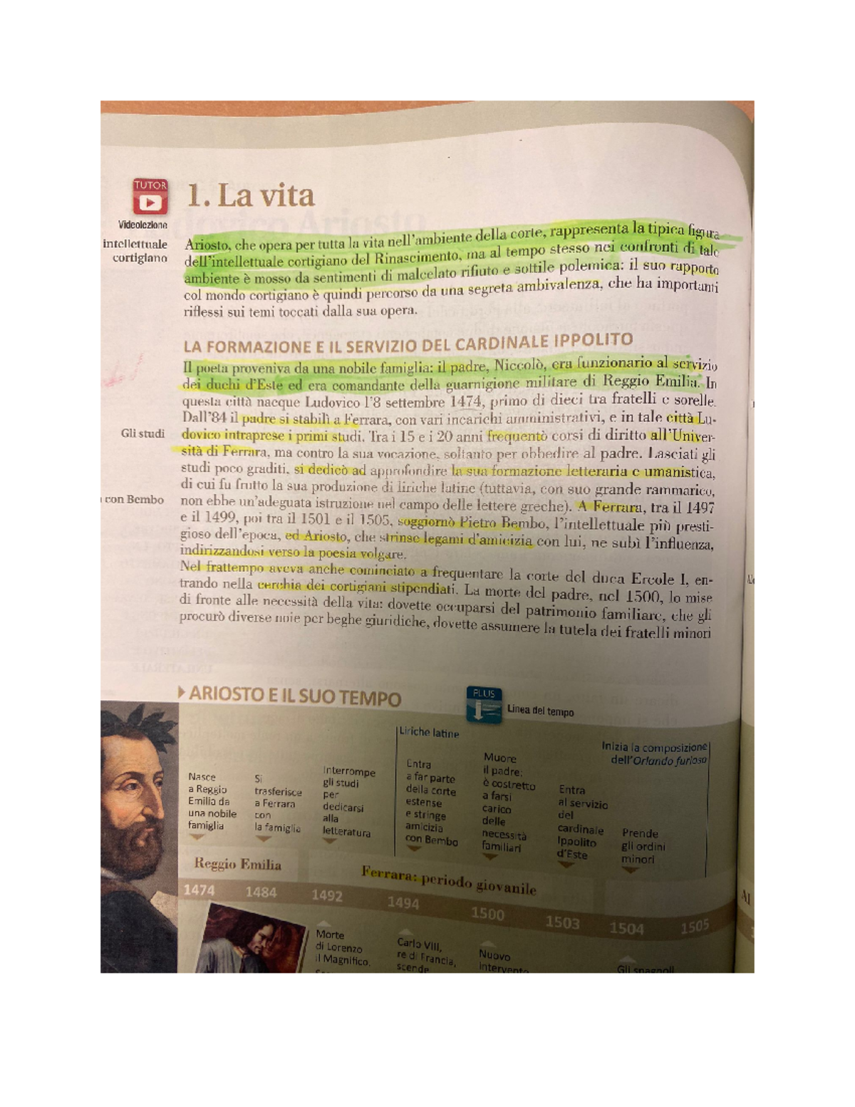 Ariosto - Appunti - Lingua e Letteratura Italiana (Scientifico ...
