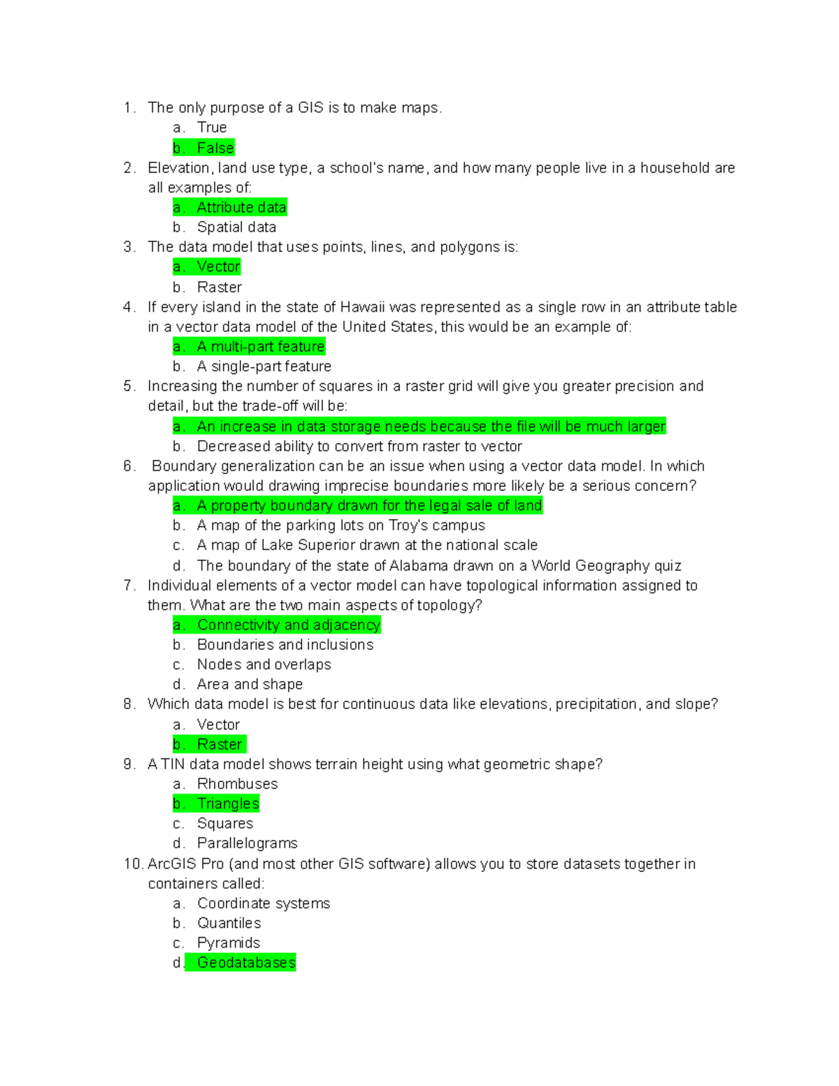 Week 1 Study Guide - GEM 3390 - Studocu