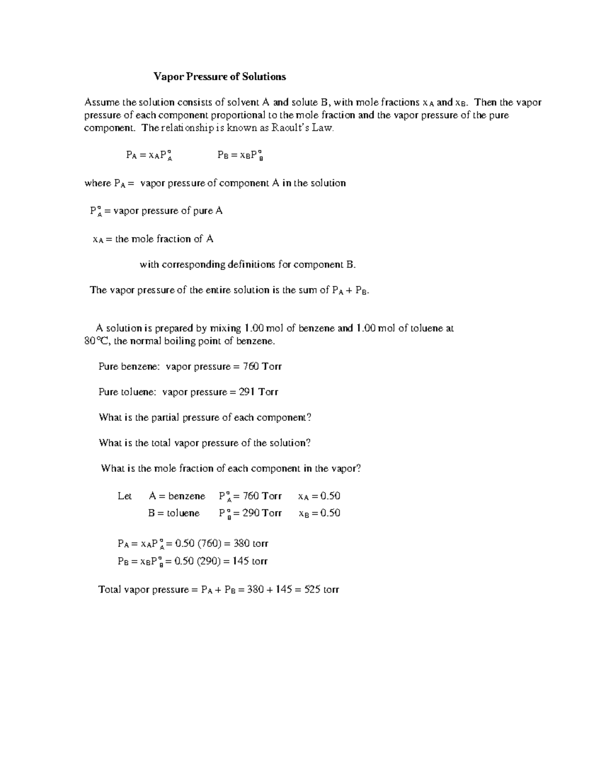General Chemistry 2 Spring 2020 Lecture 02 - Vapor Pressure of ...