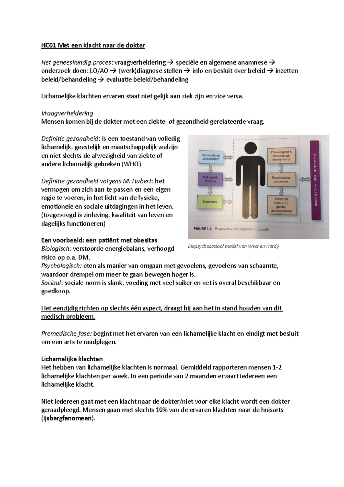 Thema 1 Arts Patiënt Relatie En Geneeskundig Proces Hc01 Met Een