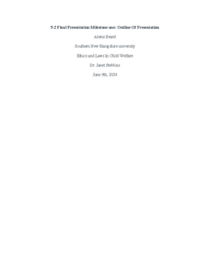 ACC620 Final - ACC 620: Final Project Robert Fagan Southern New Hampshire University ACC 620 ...