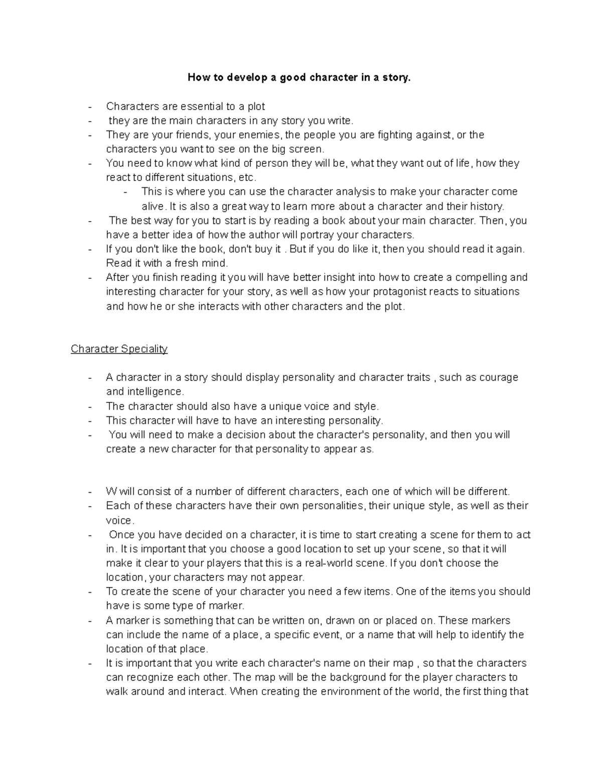 How To Write A Story How To Develop A Good Character In A Story how-to-write-a-story-how-to-develop-a-good-character-in-a-story