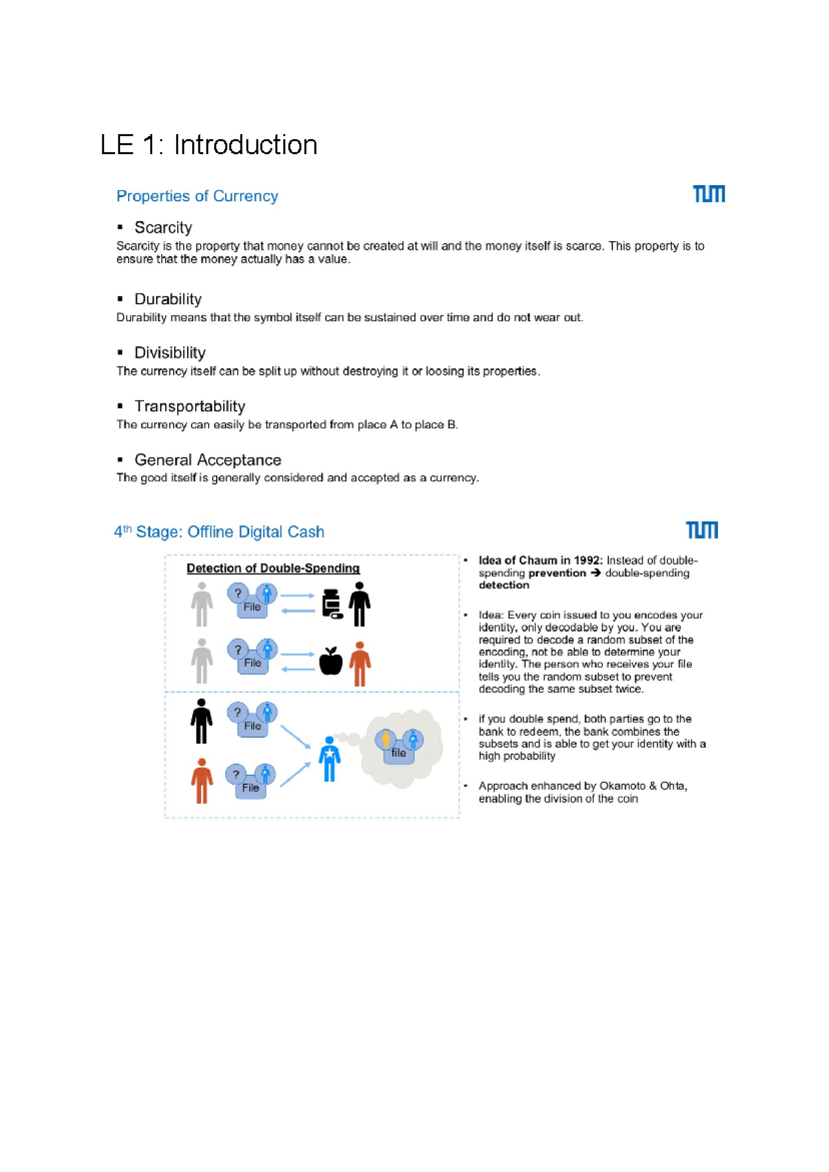 Blockchain Based Systems Engineering Summary Le 1 Introduction 2 Digital Signatures Le 3 5863