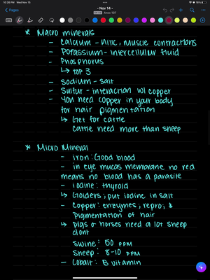 ANSC 1 - (Frenzel) Notes on information for the first exam - ANSC 107 ...