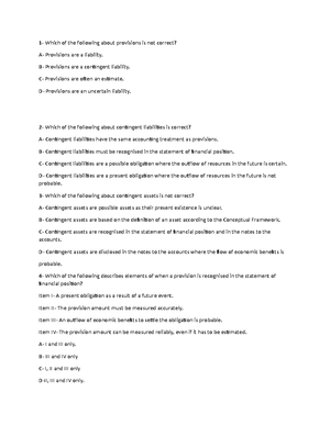 IAS 38 Questions - For exam practice - 1 - Which of the following is an ...