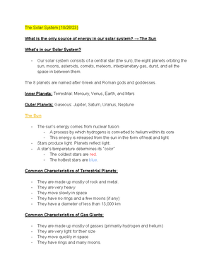 Astronomy Unit 3 Part 2 Gas Giants and the gas giants - Solar System ...