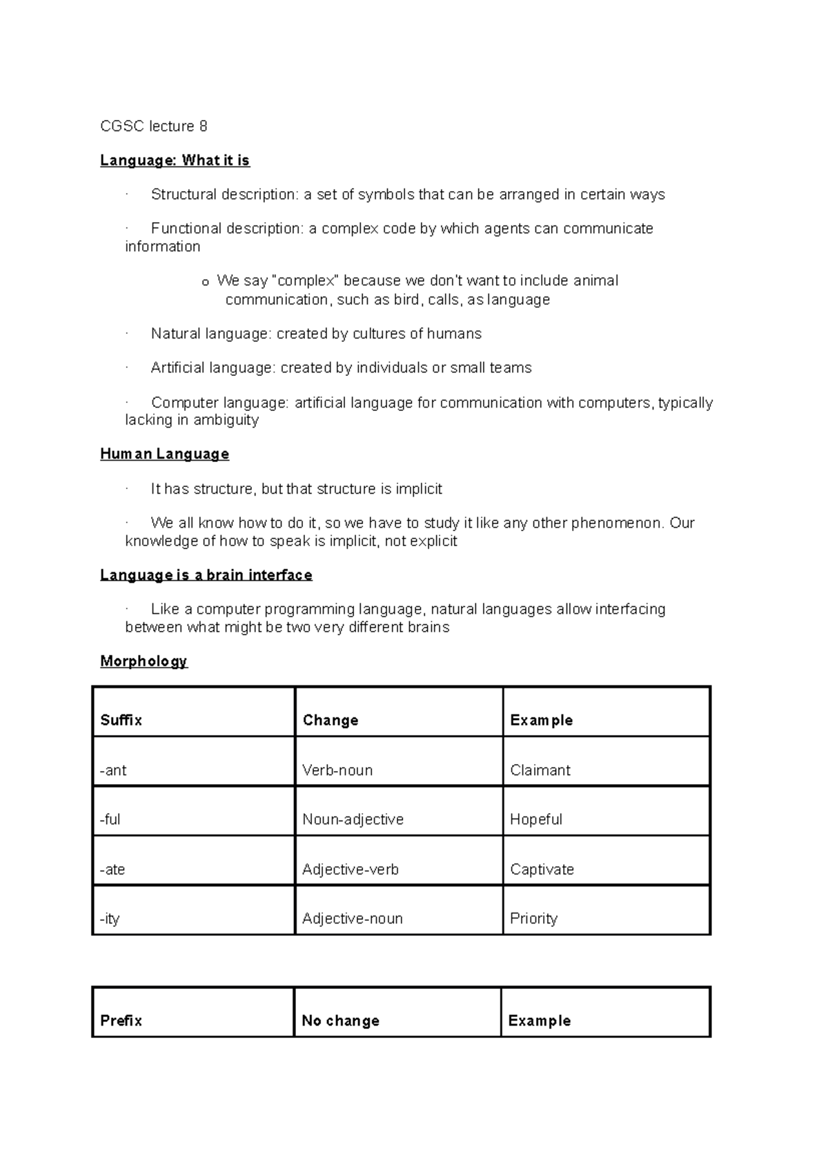 CGSC lecture 8 - Our Language is a brain interface ·between what might ...