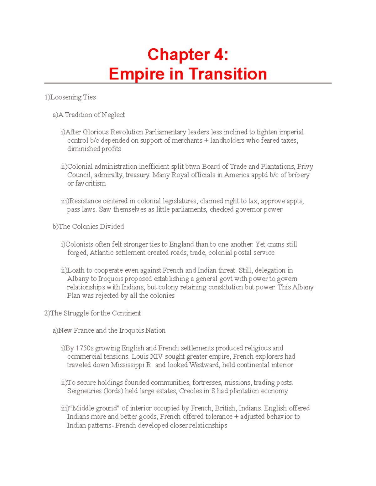 Chapter 4 Empire in Transition - Chapter 4: Empire in Transition 1 ...