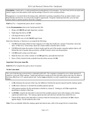 Mid Air Instructions exam excel - EXCEL REVIEW Caveat: there happen to ...
