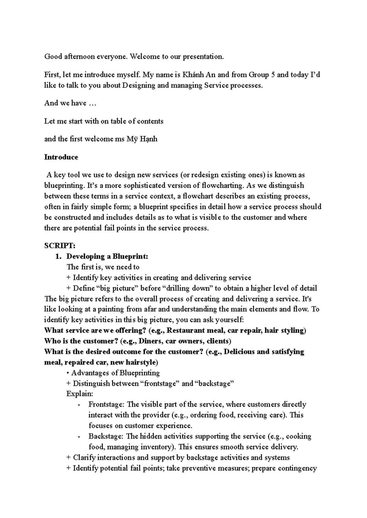 Dđ - dgfgf - Good afternoon everyone. Welcome to our presentation ...