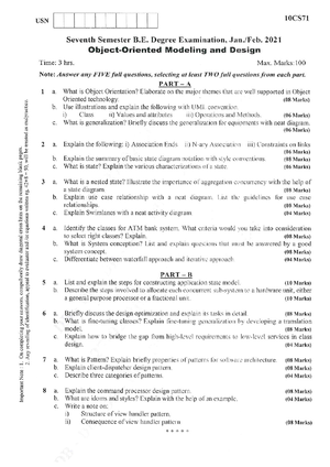 Data Science PYQ - questiom papers - CBCS SCHEME USN 20SAM14 First ...