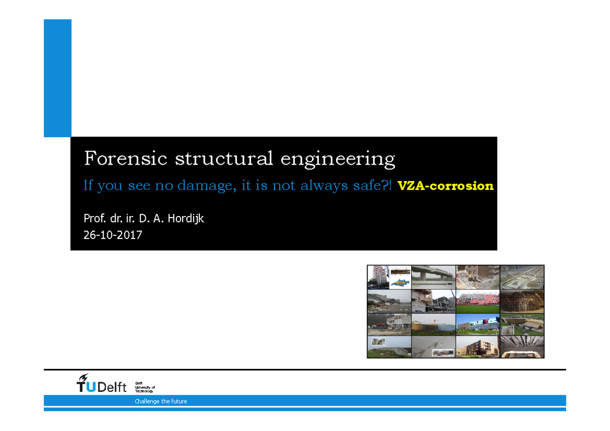 Forensic Structural Engineering - 2017 - 8 - VZA corrosion - Forensic structural engineering If ...