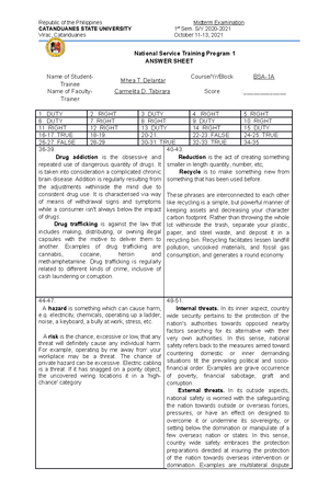NSTP( Module 4)-environmental protection - NSTP (CWTS)-Module 4 ...
