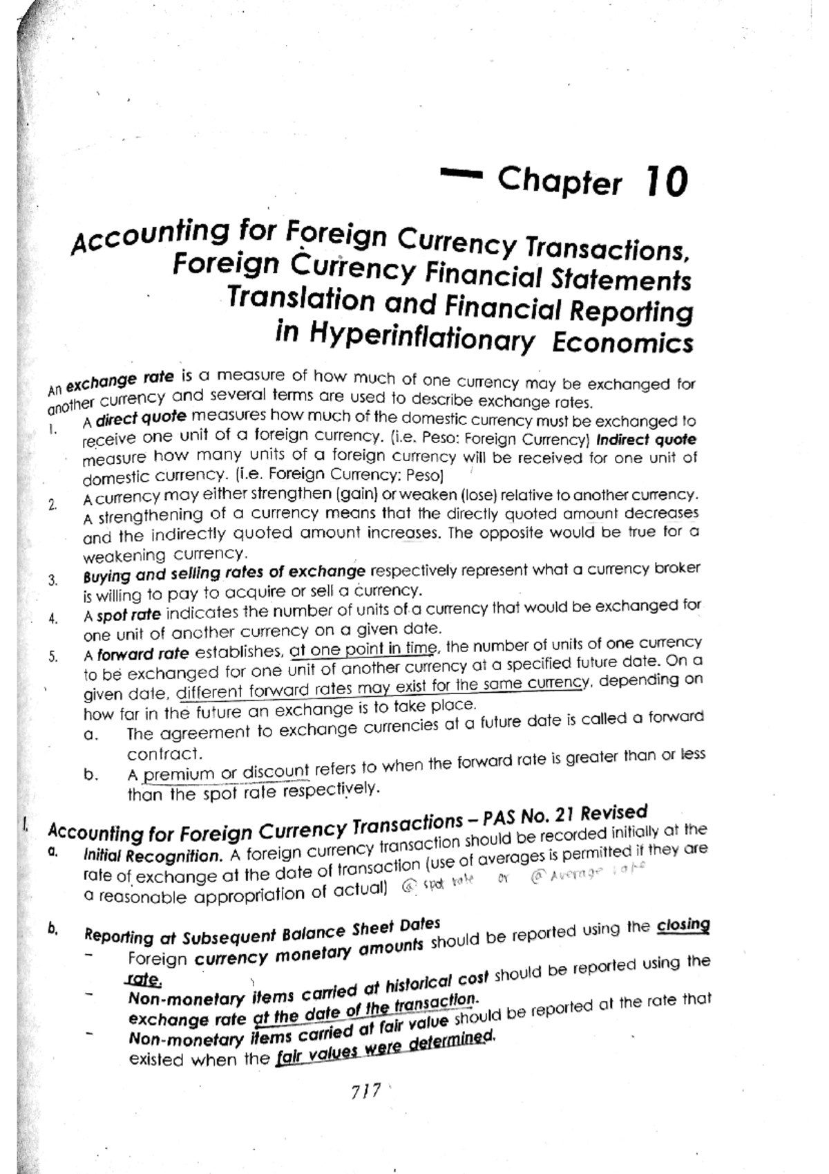 Forex - Problem-solving - BS-Accountancy - Studocu