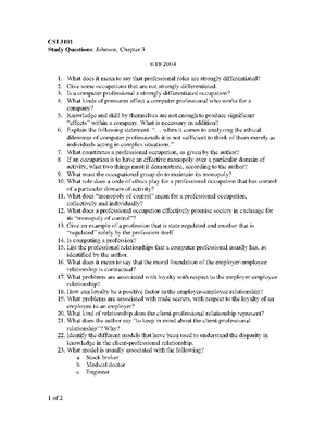 Review questions chapter 3 - CSI 3471 - Studocu