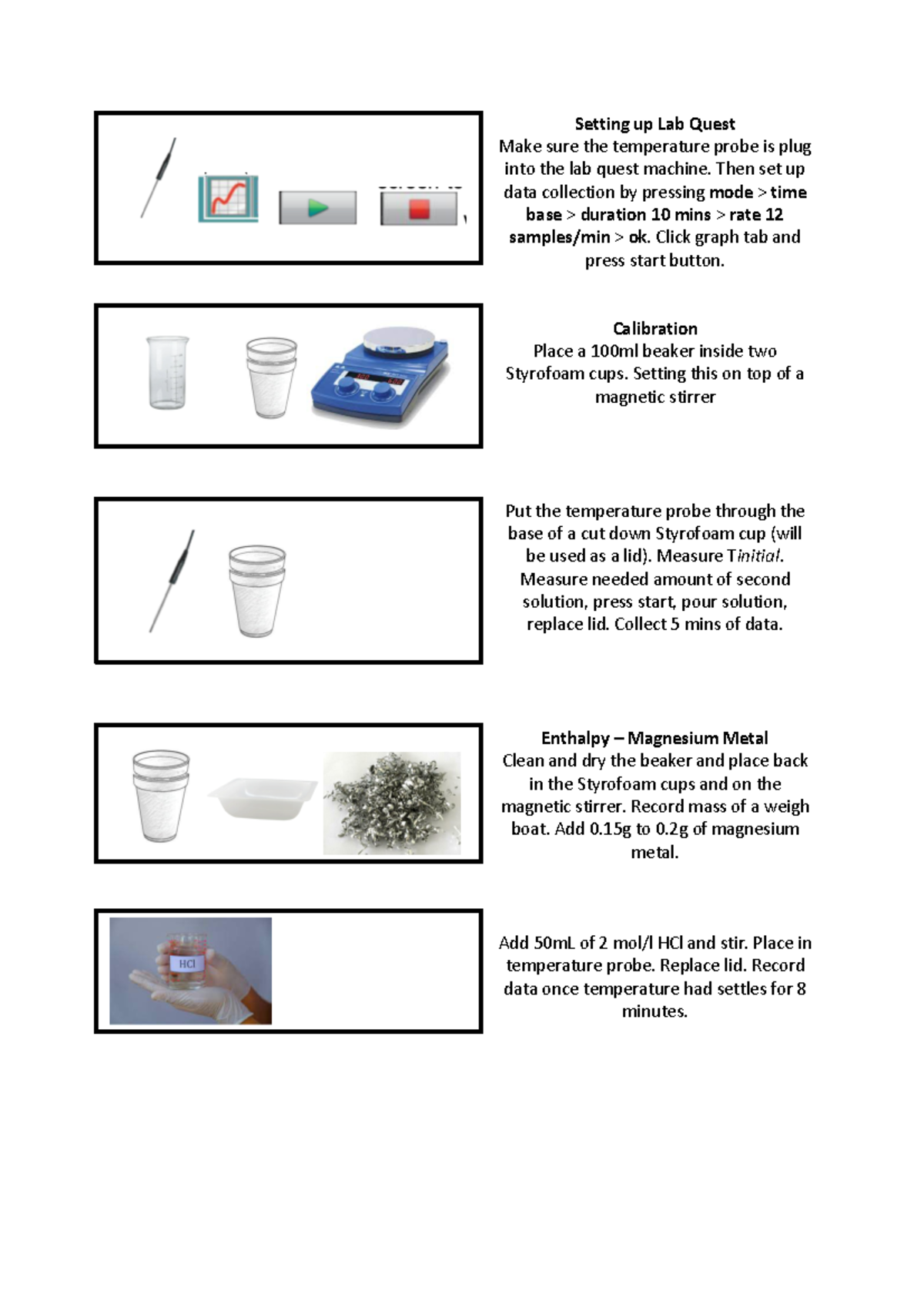 Setting up Lab Quest - Flow chart - Setting up Lab Quest Make sure the ...