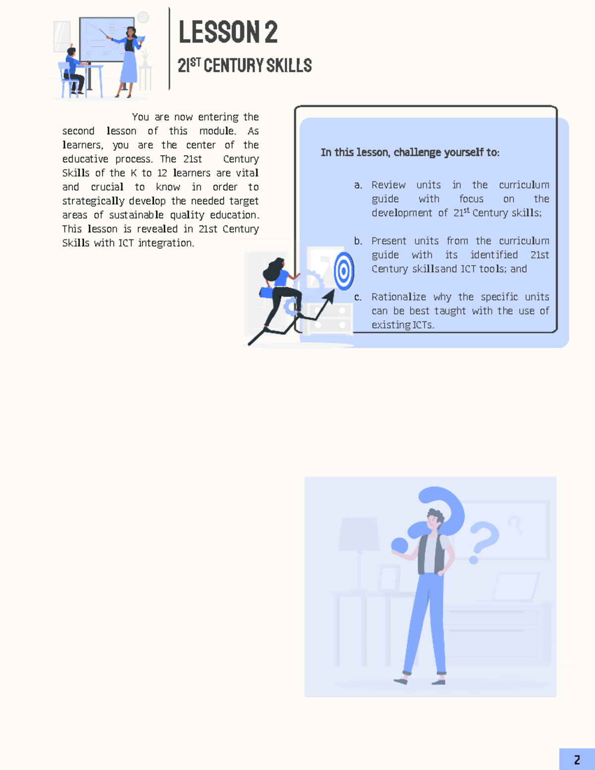 TTL 2 - Course PACK C1, L2 - LESSON 2 21 st Century skills In this ...